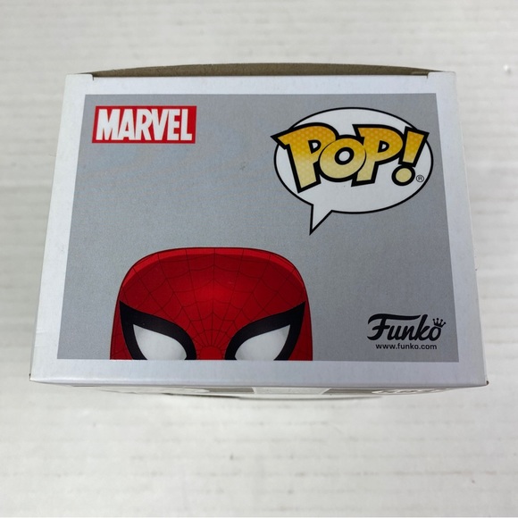 Funko | Toys | Funko Pop Spiderman 593 Marvel 8 Years Bobblehead Vinyl ...
